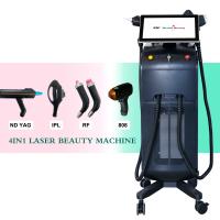 China 3 In 1 Diode Laser Hair Removal Machine , ND YAG IPL Skin Rejuvenation Equipment for sale