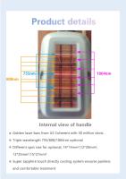 China 808nm-810nm Multifunctional Beauty Machine Stationary Style ROHS TGA Approved for sale