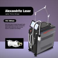 China Large spot size candle laser alexandrite hair removal white hair REMOVAL 2000w alexandrite laser device for sale