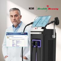 China 808 Diode Laser Ice Hair Removal Machine 4 Wavelengths 1064nm Changeable Spot Size Android System for sale