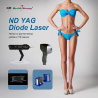 China 2 in 1 Laser Diode Machine Portable and Stationary Tattoo Removal 810nm 808nm Q-Switched ND Yag Diode Laser 810nm for sale