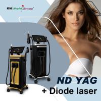 China 2 in 1 Laser Diode Machine Portable and Stationary Tattoo Removal 810nm 808nm Q-Switched ND Yag Diode Laser 810nm for sale