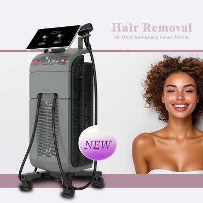 China Germany Triple Wavelength Diode Laser Hair Removal Machine 3 Wave 808 755 1064nm Diode Ice 2in1 Diode Laser Hair Removal Machine for sale