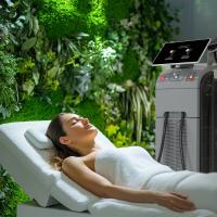 China 2025 Diode Laser Ice 3 Wavelength 755nm Laser Hair Removal 4 Wavelength Ice less Diode Laser with CE ISO TUV for sale