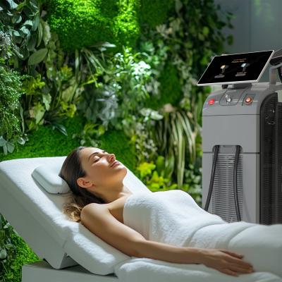 China 2025 Diode Laser Ice 3 Wavelength 755nm Laser Hair Removal 4 Wavelength Ice less Diode Laser with CE ISO TUV for sale
