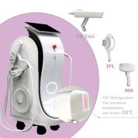 China Multifunctional IPL RF DIODE LASER ND YAG LASER tattoo removal and hair removal skin rejuvenation salon use for sale
