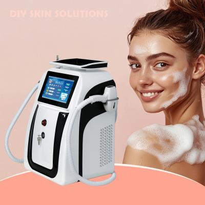 China KM  Lazer Diode Hair Tattoo Removal Nd Yag Laser  2 in 1 Beauty Equipment for sale