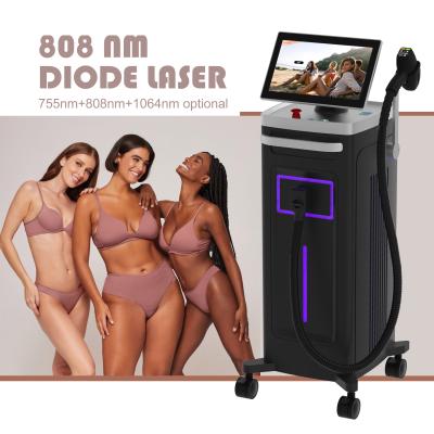 China 4 Wavelength Ice Platinum Alexandrite Laser Diode Laser 755 808 1064 Tria Beauty Hair Removal Laser 4x Cire Epilation for sale