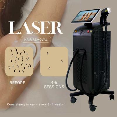 China High Power 2000W 808 Diode Laser 4 Wave 755 808 940 1064 Ice Titanium CE Approved Diode Laser Hair Removal Machine for Salon for sale