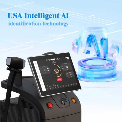 China AI Intelligent Skin Analysis System Diode Laser Hair Removal Machine 4 Wave Diode Laser 3000W Ice Titanium Platinum Laser for sale