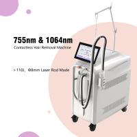 China Long Pulse Vascular Removal Nd Yag Laser 100J 1064nm Alexandrite Laser Hair Removal Machine 755nm Best Alex Laser Factory Price for sale