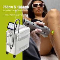 China Long Pulse 755 1064 Alex Laser Price Beauty Salon Use Alexandrite Laser Hair Removal Machine Nd Yag Laser Alexandrite For Sale for sale