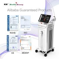 China AI New KM System 300-2400W 755nm 808nm 1064nm Ice Titanium Diode Laser Hair Removal machine for sale