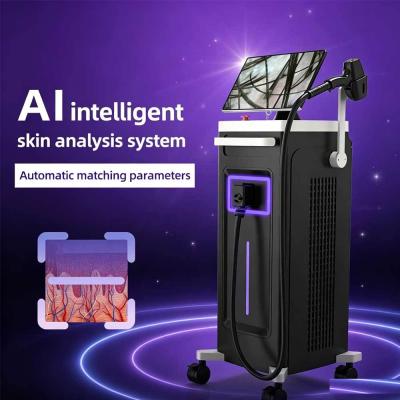 China Portable 1200W 808nm Diode Laser Hair Removal Machine Compact Design Salon Home Use for sale