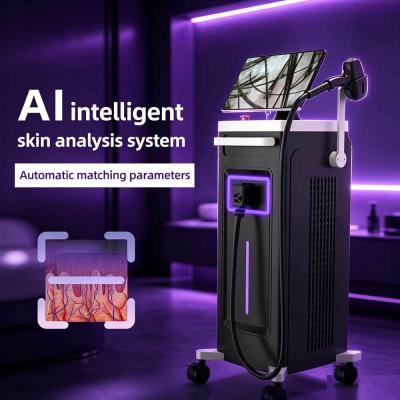 China AI Intelligent Skin Analysis Diode Laser Hair Removal Machine 3000W Smart Touch Screen for sale