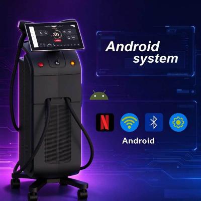 China Portable 600W 808nm Diode Laser Hair Removal Machine 8 Inch Touch Screen for Home Use EU for sale