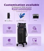 China Powerful 1600W 4 Wavelengths Diode Laser Hair Removal Machine Sapphire Contact Cooling for EU Salons for sale