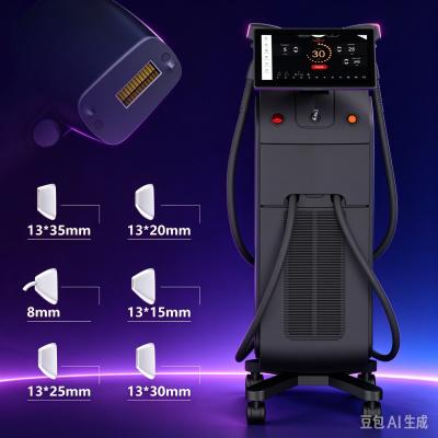 China Portable 800W 808nm Diode Laser Hair Removal Machine 14x14mm Spot for Traveling Beauticians for sale