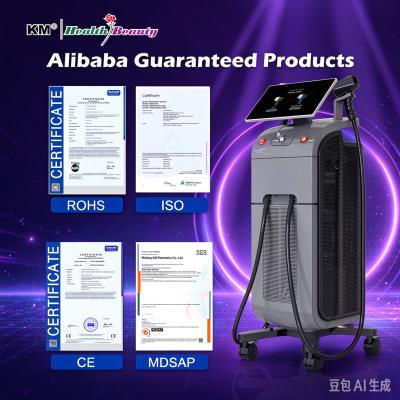 China High Power 2400W 4 Wavelengths Diode Laser Hair Removal Machine Fast Treatment Mode for Med Spas for sale