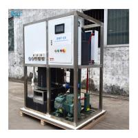 China 1-Phase Electricity Connection 750 KG Commercial Tube Ice Making Machine for Cool Drinks for sale