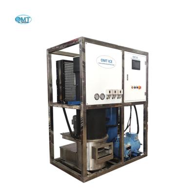 China 6.8kw Powerhouse Portable Tube Ice Maker 1 Ton Stable Operation With High Speed for sale
