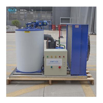 China 1.5 Ton Saltwater Flake Ice Machine Stainless Steel Rustproof For Fish Cooling for sale