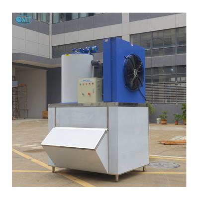 China 10.84KW Flake Ice Machine for Food Freezing in Hotels Stainless Steel Material and Large Capacity for sale