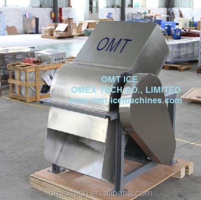 China Industrial Ice Crusher for 100kgs Ice Block 2.2-7.5KW Input Power 10-100ton/24hrs Quantity/Min for sale