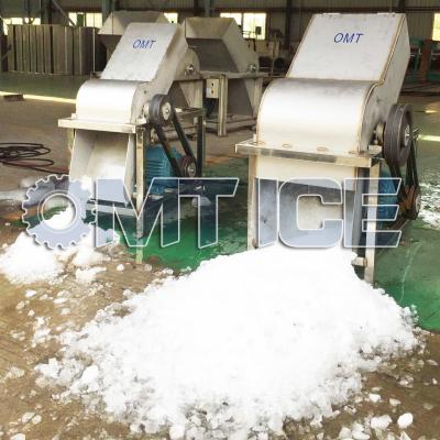 China 290*550mm Ice Feeder Size Stainless Steel Ice Crusher for 50kg Ice in Fast Food Restaurant for sale