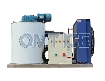 China Commercial Freshwater Flake Ice Machine 5HP Flake Ice Making Machine 1Ton/24hrs for sale