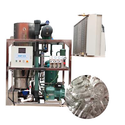China Tube Type Ice Maker Machine 5Ton Tube Ice Machine Refcomp Compressor 1900*1400*2450mm For Commercial for sale