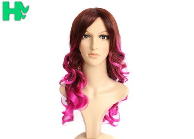 China 20 Inch Long Synthetic Kinky Curly Wig Heat Resistant Fiber for Women for sale