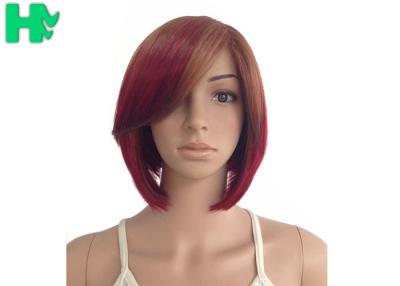 China Red Synthetic Hair Wig 22 Inch Kanekalon Lace Front Wig for Women for sale