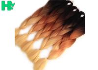 China Ombre Afro Wave Synthetic Braided Hair 14-28 Inches Tangle Free Soft No Shedding for sale