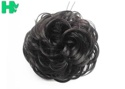 China Synthetic Hair Chignon Bun Hair Extension Pieces 50-56cm Cap Size 100% Synthetic Fiber for sale