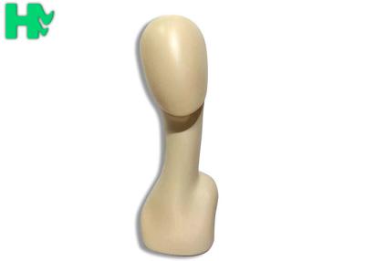 China PE Wig Head Stand 52cm Head Circumference 50cm Height for Long Hair Display for sale