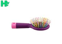China Polyester Rainbow Massage Comb 15cm for Straight and Curly Hair for sale