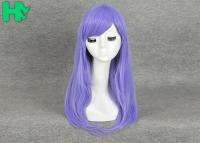 China Tangle Free Glueless Synthetic Straight Cosplay Wig 8 Inch High Temperature Fiber for sale