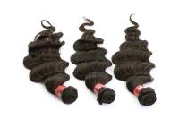 China 16 Inch Virgin Peruvian Deep Wave Human Hair Weave 100g 5A Grade Natural Extensions for sale