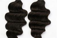 China Brazilian Natural Human Hair Weave Deep Wave 100g No Tangle No Shedding 18 Inch for sale