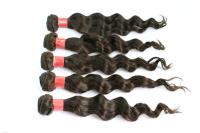 China Virgin Unprocessed Human Hair Loose Wave Weave 8 to 30 Inch 100g per Bundle for sale