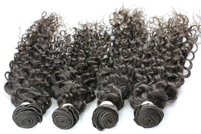 China Natural Black Afro Kinky Curly Human Hair Extensions 100g per Bundle 6-30 Inch for sale