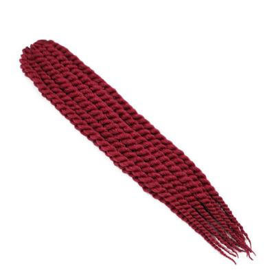 China Twist Braiding Artificial Hair Pieces Crochet Braid Hair Extensions 50g-165g Custom Length for sale
