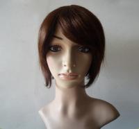 China Glueless Full Silk Blonde Human Hair Lace Front Wig 10 inch 7A Grade Virgin Remy for sale