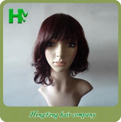 China Curly Wave 10 Inch Full Lace Human Hair Wig with Baby Hair 100% Virgin for sale