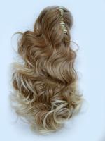 China Body Wave Synthetic Hair Ponytail with Claw Clip 100g Heat Resistant Hairpiece for sale