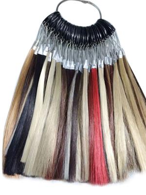 China Synthetic Wig Fiber Hair Color Ring Chart High Temperature 100 Tons Monthly Capacity for sale