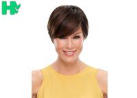China High Temperature Fiber Short Synthetic Wigs European Style 14-30 Inch Length for sale