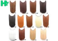 China Tangle Free Synthetic Hair Extensions Clip In 16 Inch High Temperature Fiber 220°C for sale