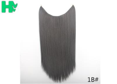 China Full Cuticle Ponytail Synthetic Braiding Hair Extensions 18 Inch 60g Clip In Human Hair Pieces for sale